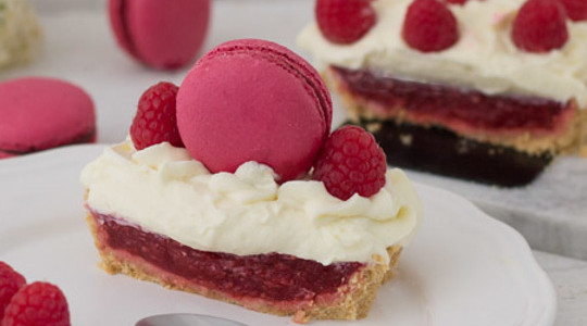 Tarta de Frambuesas y Chocolate Blanco - Dulcesol