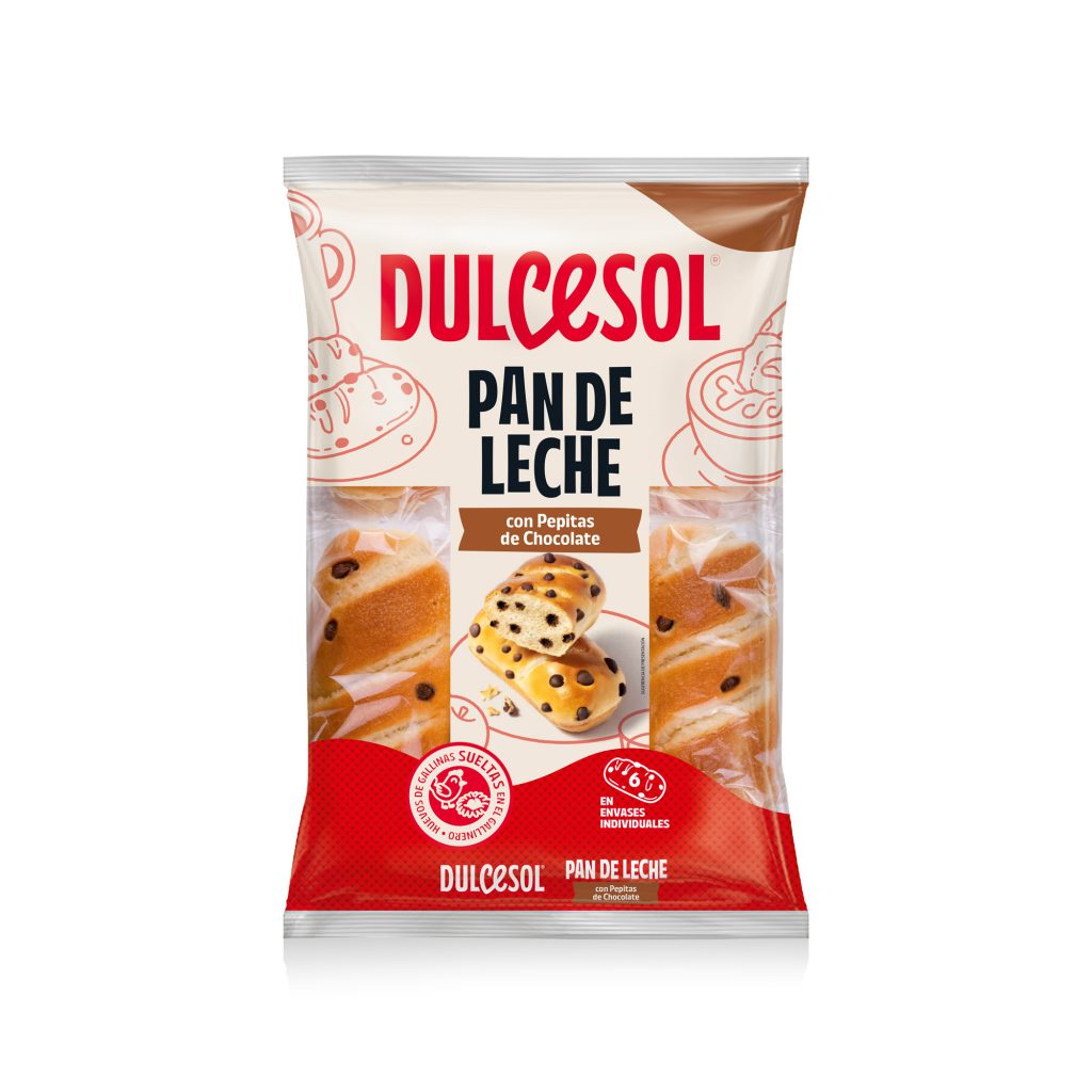 Pan de leche con pepitas de chocolate Dulcesol
