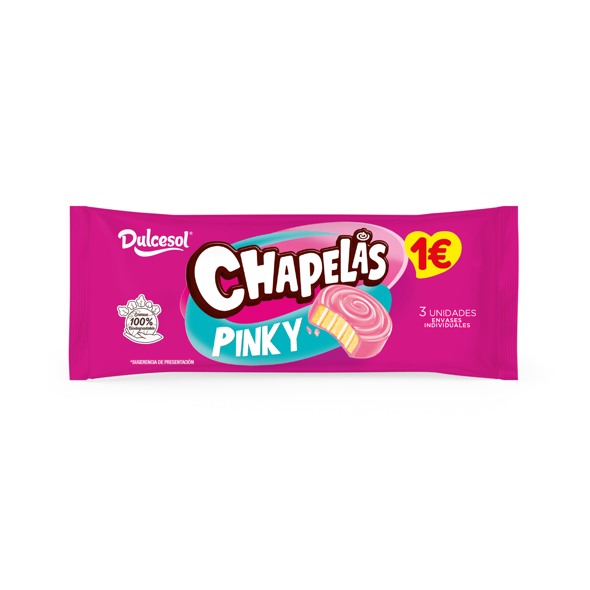 Chapela Pinky 3u euro - Dulcesol
