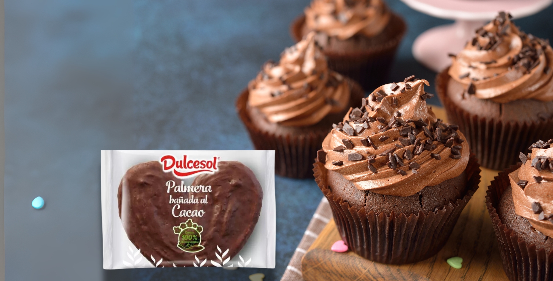 Cocoa palm cupcakes Dulcesol