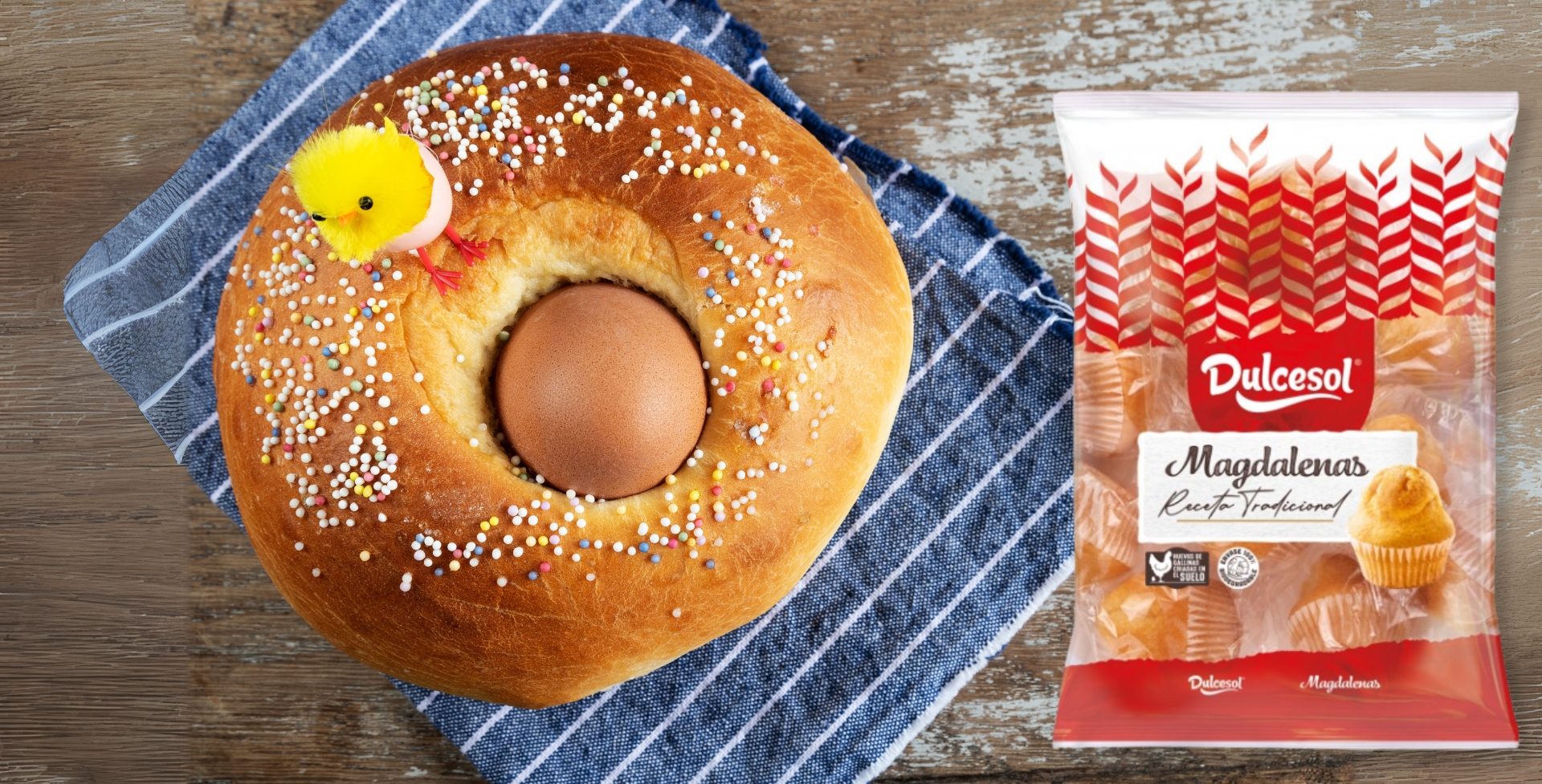 Easter cake with muffins Dulcesol